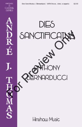 Dies Sanctificatus SATB - Anthony Bernarducci
